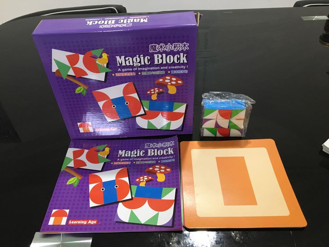 Magic blocks with instructions, Hobbies & Toys, Toys & Games on Carousell