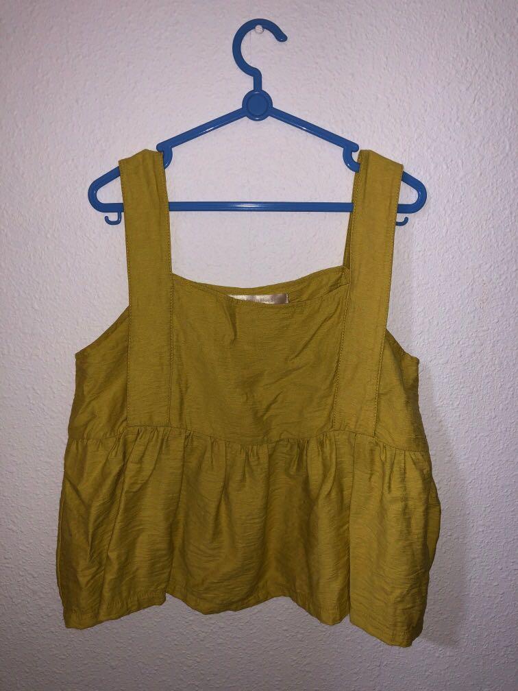 Mustard yellow baby doll top, Women's Fashion, Tops, Other Tops on ...