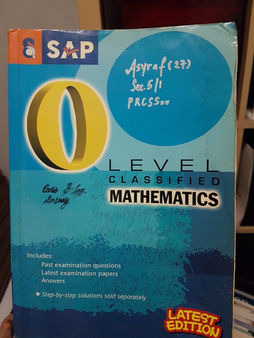 O level Maths Textbook, Hobbies & Toys, Books & Magazines, Textbooks on ...