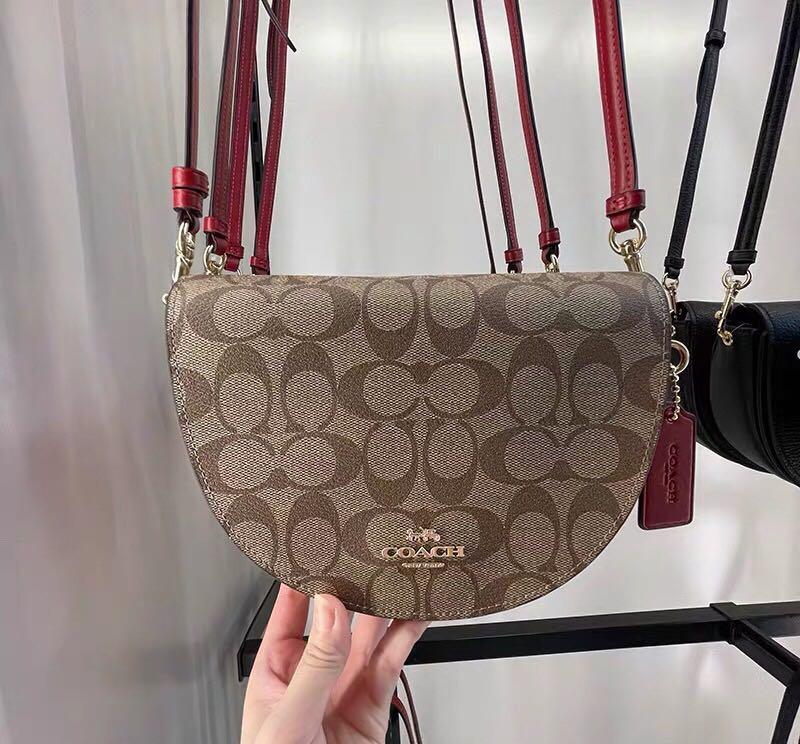Original coach 1430 1432 1429 sling crossbody bag half moon, Women's ...