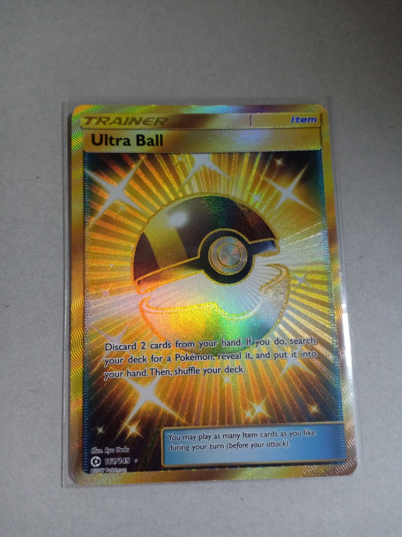 Pokemon Trading Card - Ultra Ball Secret Rare, Hobbies & Toys, Toys ...