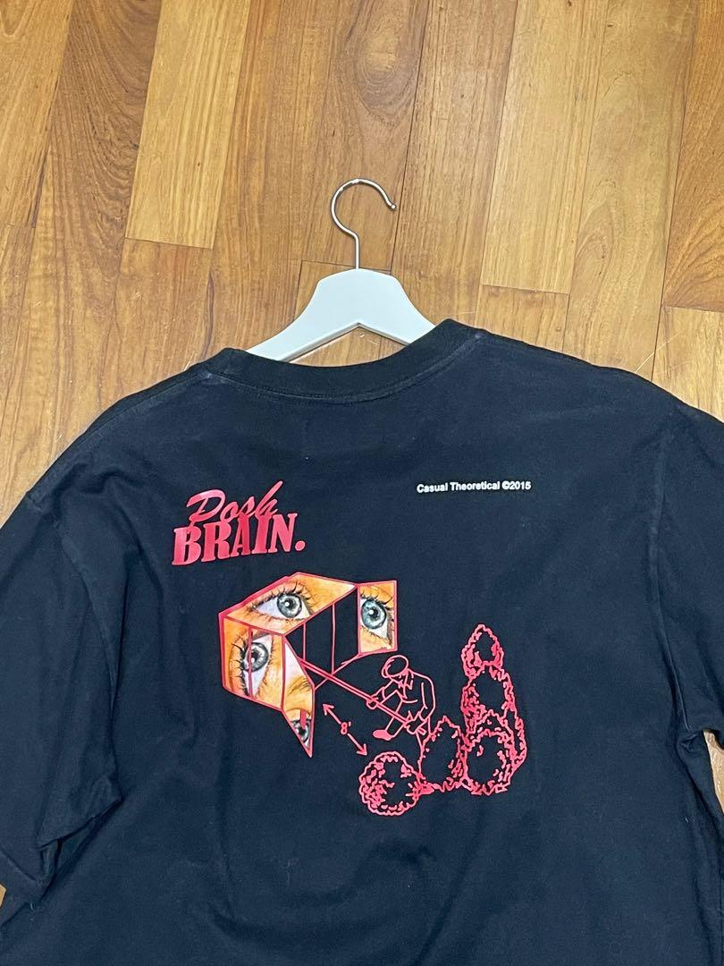 Posh brain black classic tee vintage, Men's Fashion, Tops & Sets ...