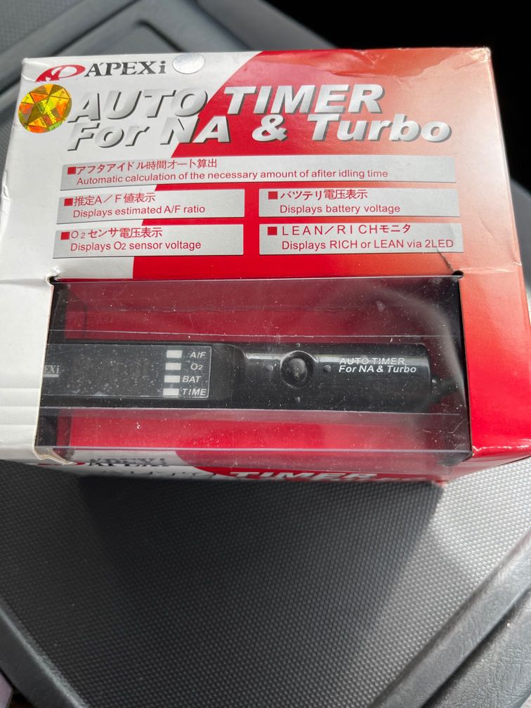Pre- order Apexi turbo timer for all cars and hiace /nv350, Car ...