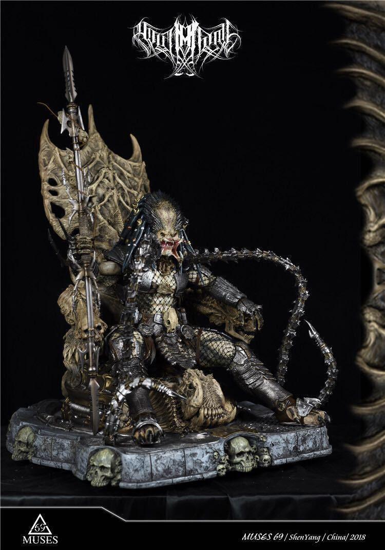Predator Yautja On Throne, Toys & Games, Bricks & Figurines on Carousell