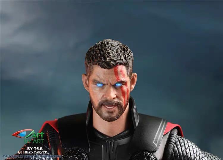 PRE-ORDER MARVEL AVENGERS THIRD PARTY BY ART 1/6 SCALE THOR LIGHT UP ...