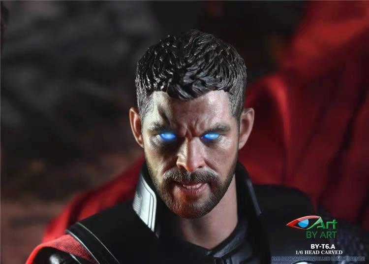 PRE-ORDER MARVEL AVENGERS THIRD PARTY BY ART 1/6 SCALE THOR LIGHT UP ...