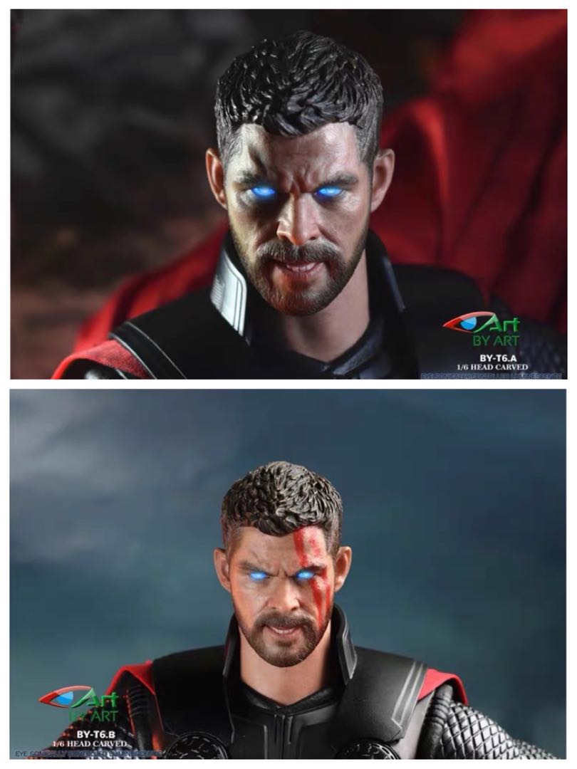 PRE-ORDER MARVEL AVENGERS THIRD PARTY BY ART 1/6 SCALE THOR LIGHT UP ...