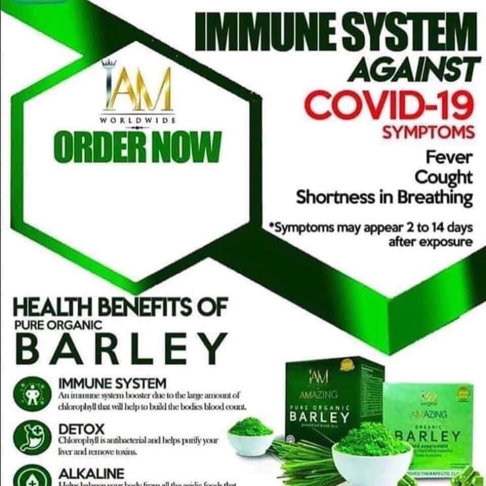 Pure Organic Barley Powder from Australia HALAL CERT. S$70 for 3 boxes ...