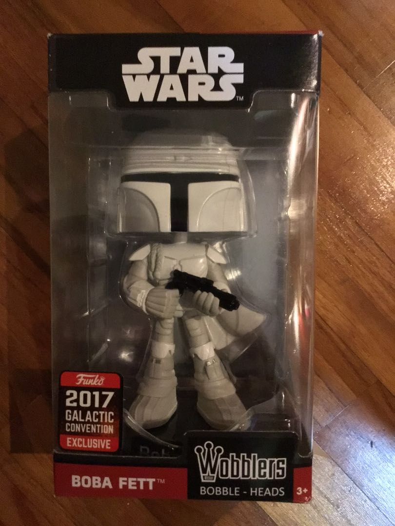 Rare boba fett prototype funko pop wobbler, Hobbies & Toys, Toys ...