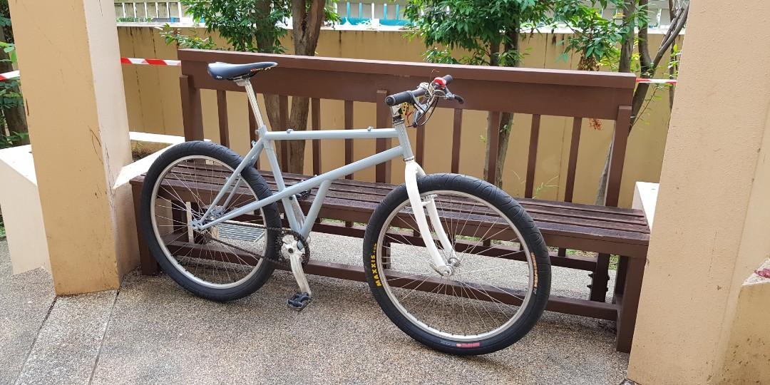 Retro steel elevated chainstay MTB, Sports Equipment, Bicycles & Parts ...