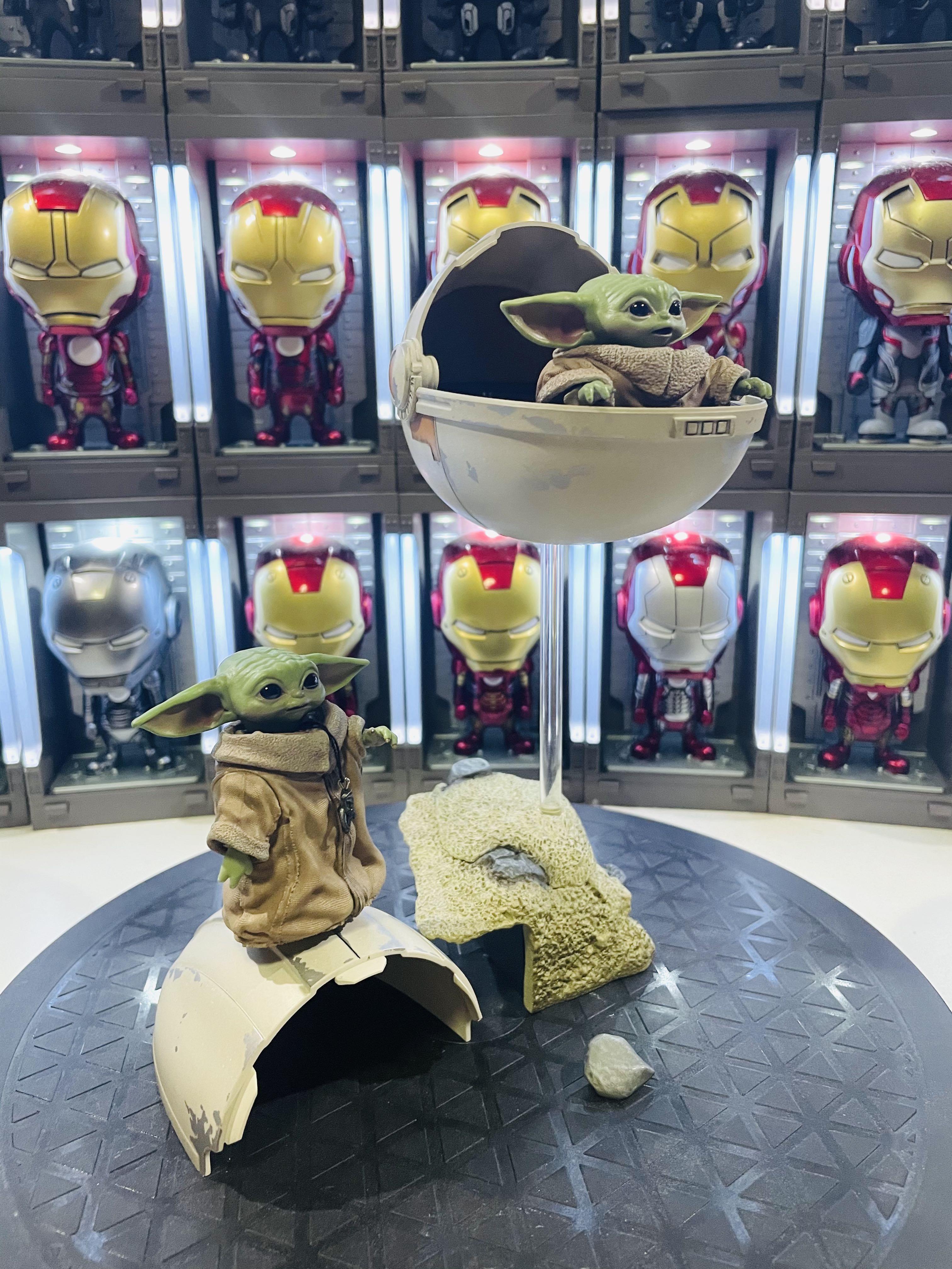 STAR WARS THE MANDALORIAN HOT TOYS 1/6 SCALE TMS015 MANDALORIAN AND THE ...