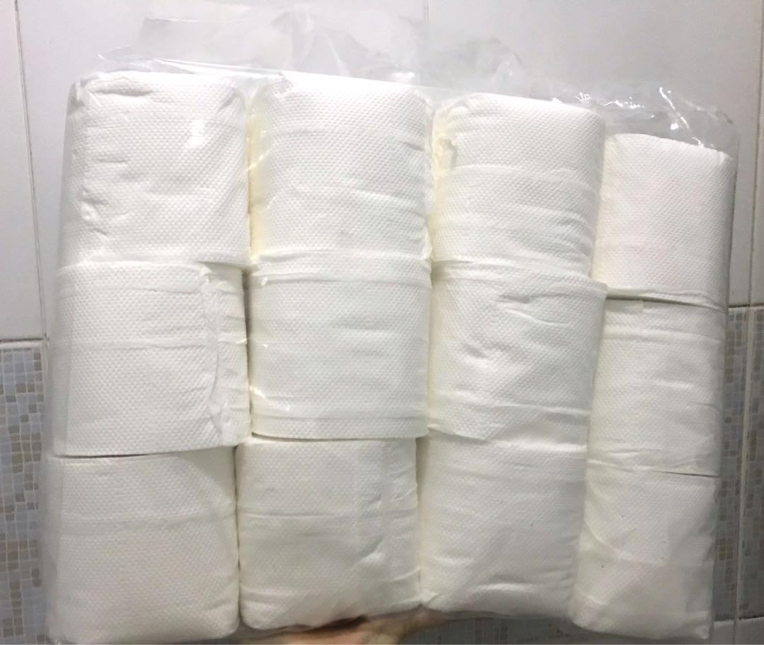 Toily Bathroom Tissue 24 rolls. 2 ply. 300 sheets Toilet Paper, Beauty ...