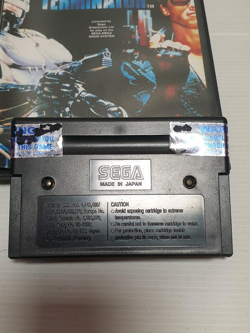 vintage sega mega drive robocop vs terminator game, Hobbies & Toys ...