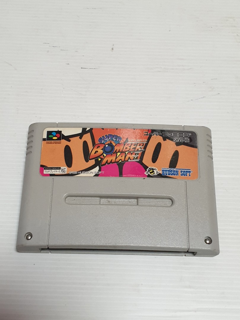 vintage super famicom bomberman game, Video Gaming, Video Games ...