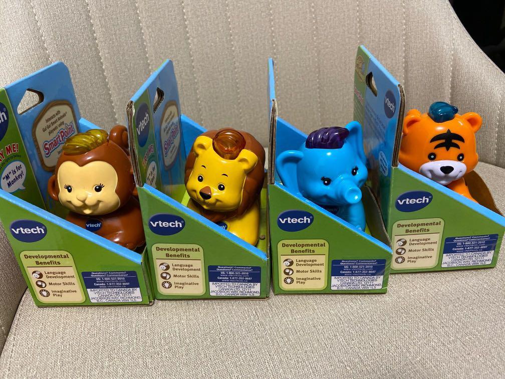 VTech Go! Go! Smart Animals Monkey/Lion/Elephant/Tiger, Hobbies & Toys ...