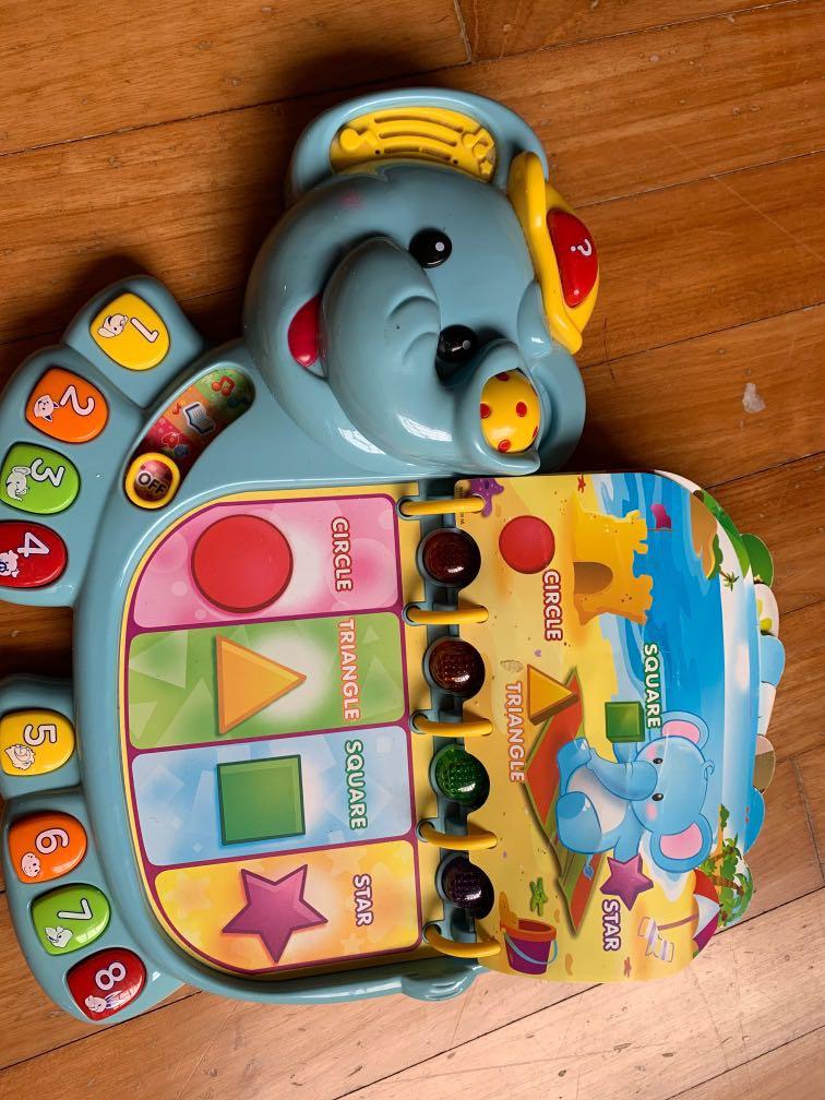 Vtech Touch and teach Elephant, Hobbies & Toys, Toys & Games on Carousell