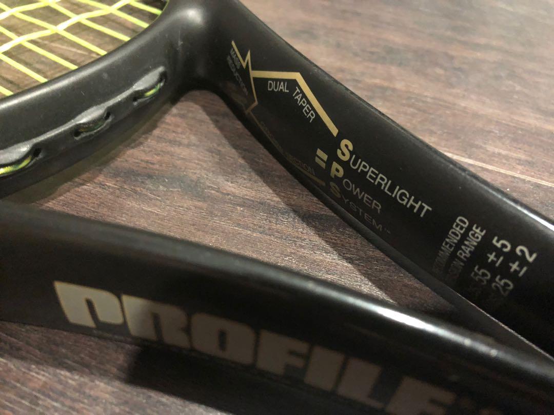 Wilson Profile Tennis Racquet, Sports Equipment, Sports & Games, Racket ...