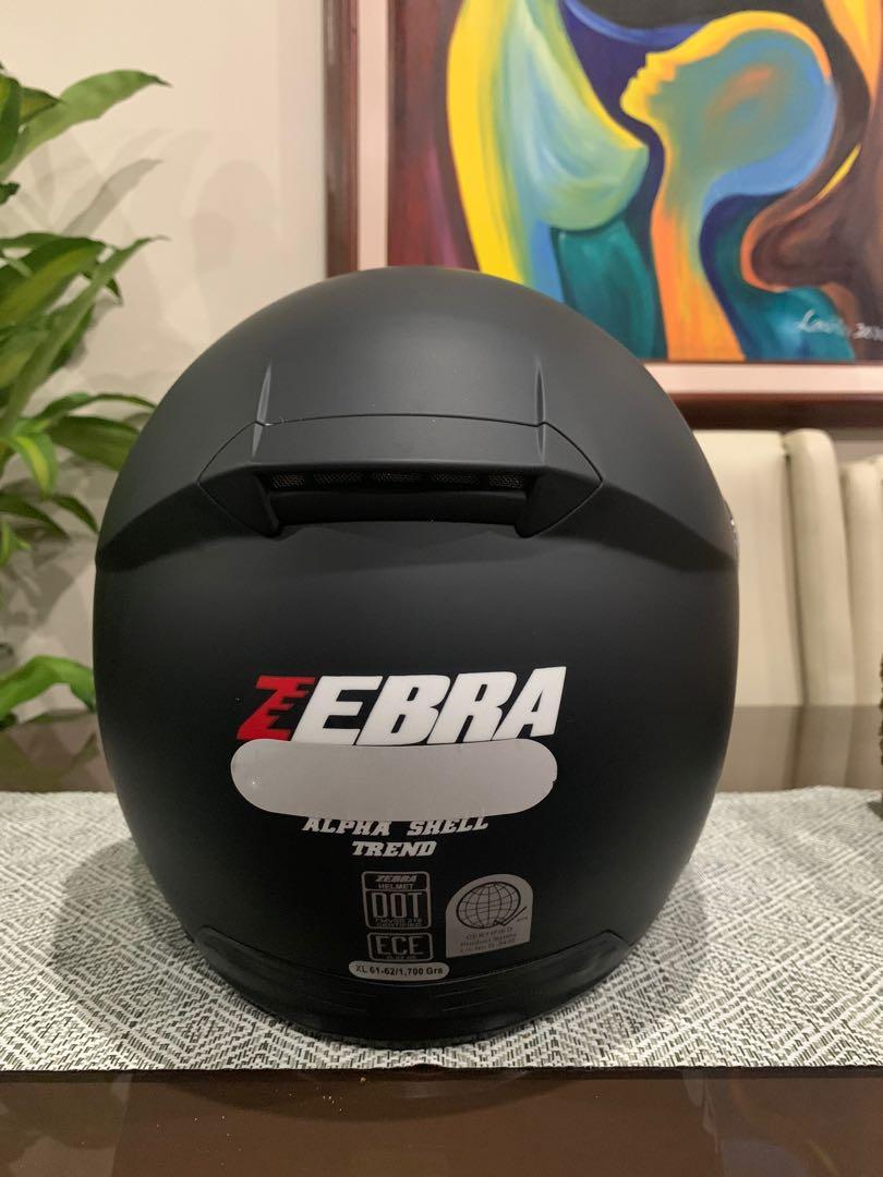 Zebra Gundam Black Matte Modular Helmet Size XL 61-62CM, Motorbikes ...