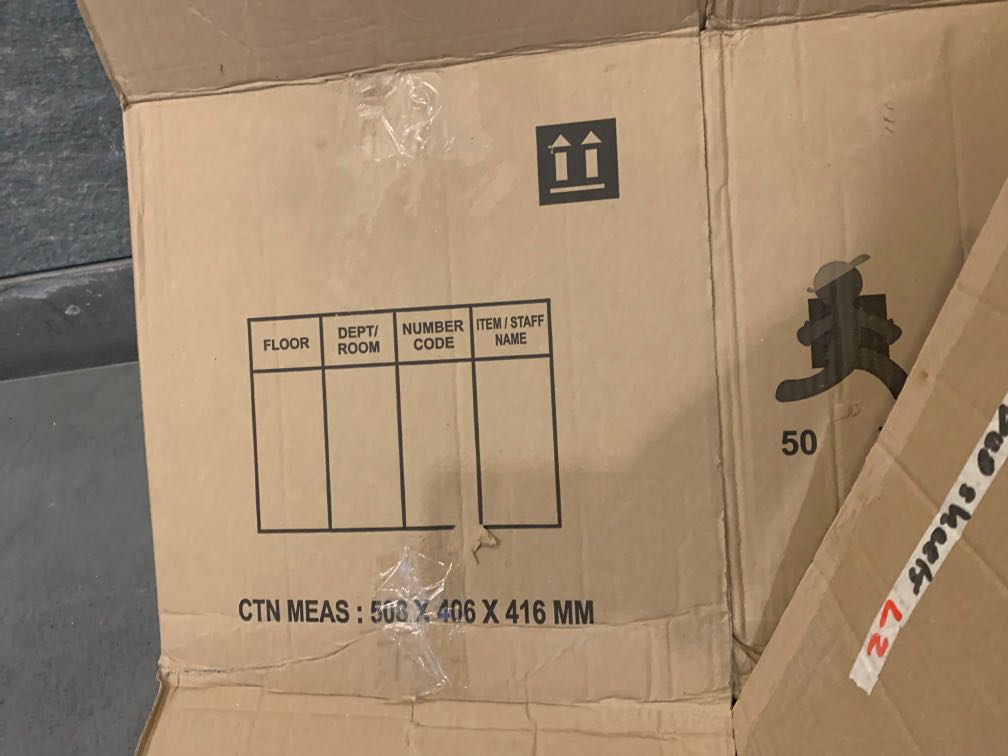 11 Carton boxes 50x40x50, Everything Else on Carousell