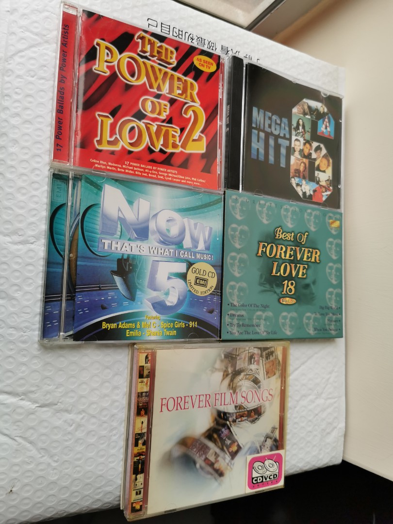 (1) The Power of Love2; (2) Mega Hit; (3) NOW That's What I Call Music ...