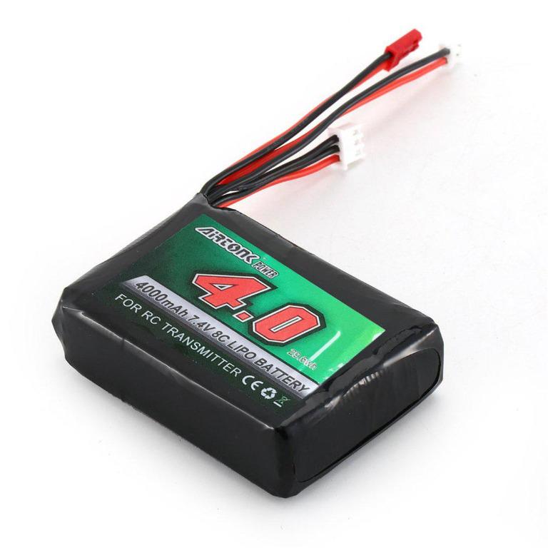 全新 Airtonk Power 7.4V 8C 4000mAh Lipo Battery for Spektrum DX9 DX8 DX7 ...
