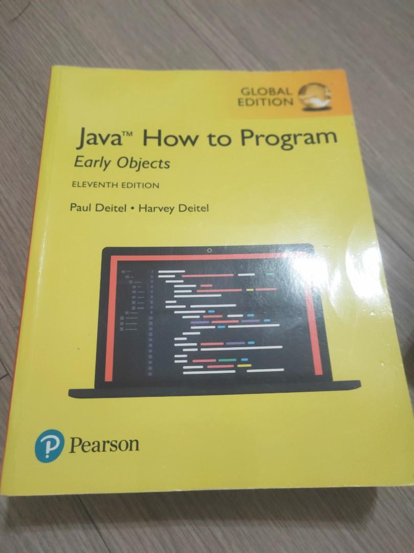 程式設計 Java how to program, 書籍、休閒與玩具, 書本及雜誌, 評量練習在旋轉拍賣