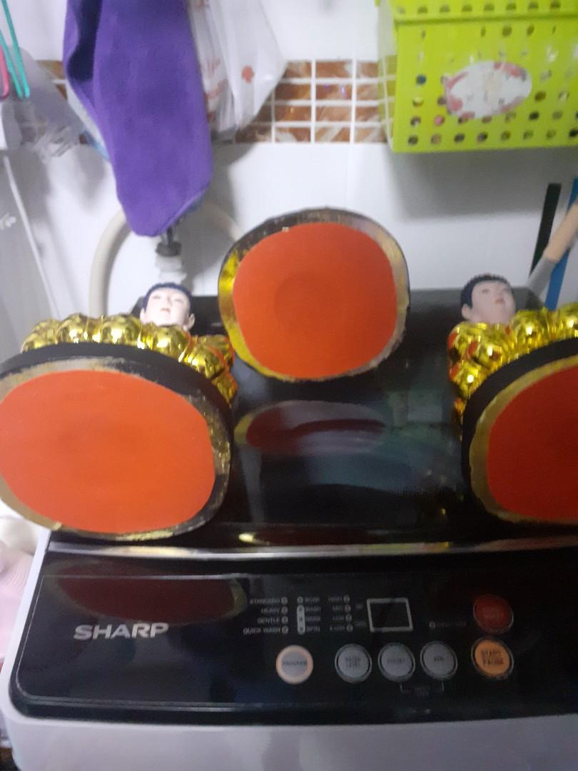 三宝佛像 The Buddha of the three jewels buddha statue, Hobbies & Toys ...