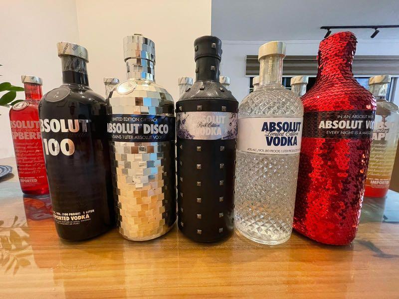 Absolut Vodka (1 litre)- limited edition, Food & Drinks, Alcoholic ...