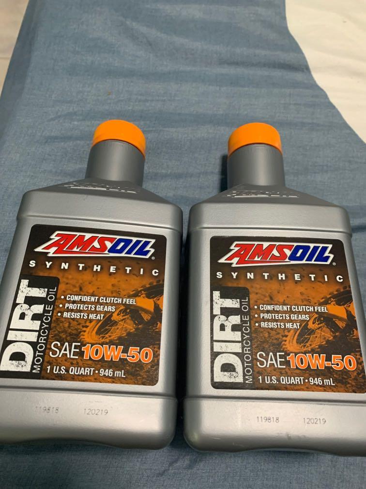AMSOIL DIRT SAE 15w-50, Motorcycles, Motorcycle Accessories on Carousell