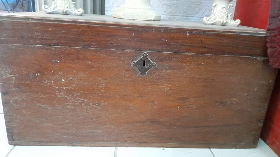 Antique baul chest, Furniture & Home Living, Office Furniture ...