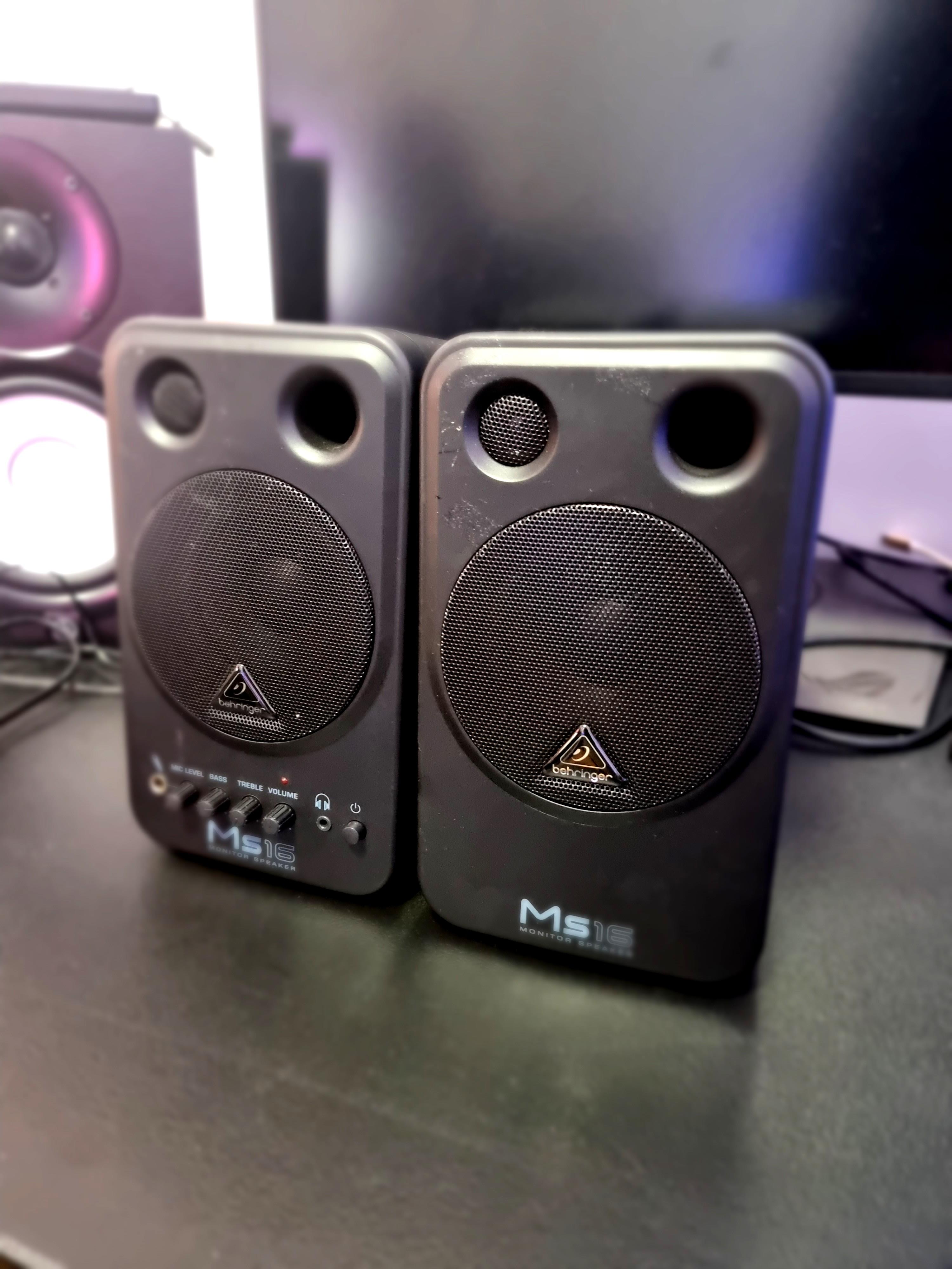 Behringer MS16 Monitor Speakers, Audio, Soundbars, Speakers ...