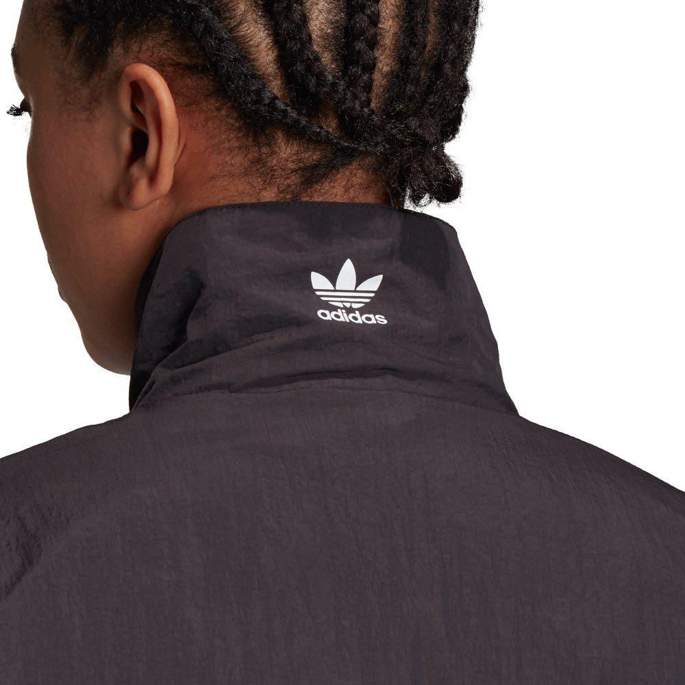 Adidas Large Logo Track Top Jacket in Black, Women's Fashion, Coats ...
