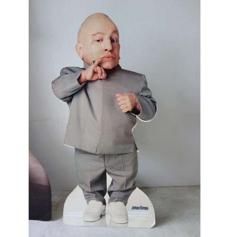 Dr Evil & Mini Me Cut-out Display Standee, Furniture & Home Living ...
