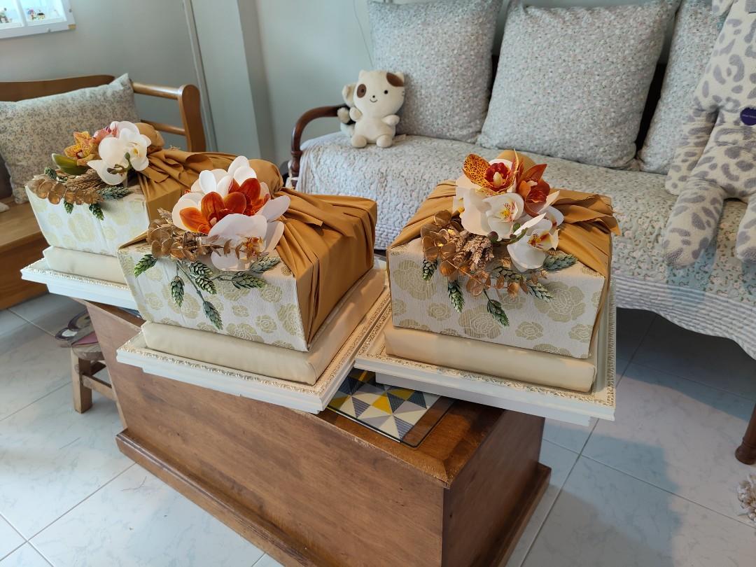 Dulang Hantaran. Gubahan hantaran. Wedding tray. Pulut kuning. Bunga ...