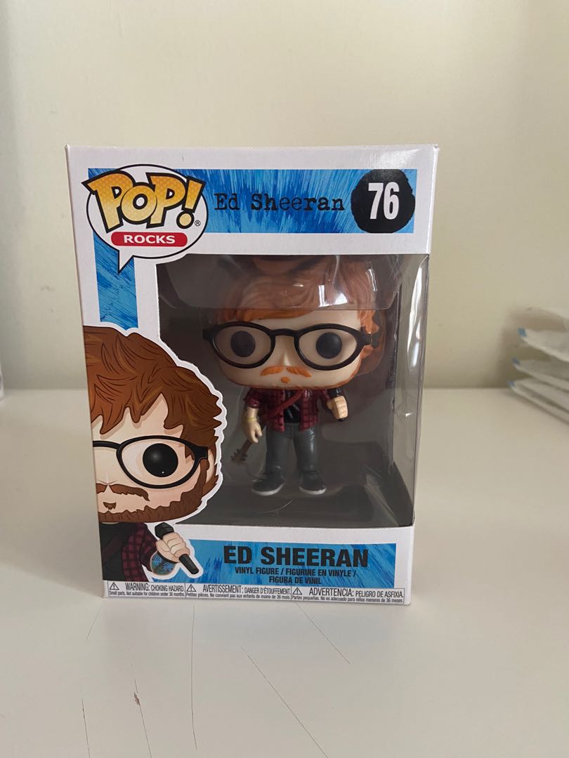 Ed Sheeran Funko Pop, Hobbies & Toys, Toys & Games on Carousell