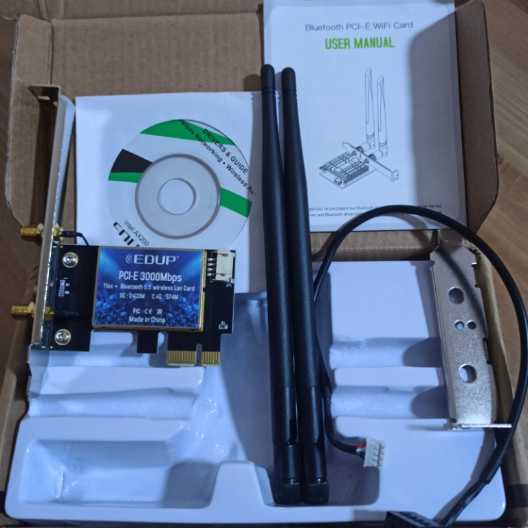 Edup Pcie Wifi Card Bluetooth Wifi Network Adapter Card Computers Tech Parts
