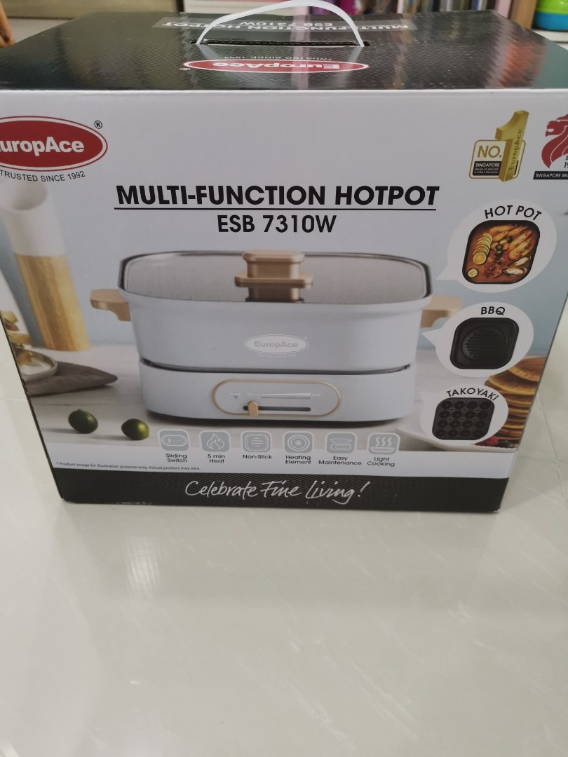 EuropAce Multi purpose hot pot, TV & Home Appliances, Kitchen ...