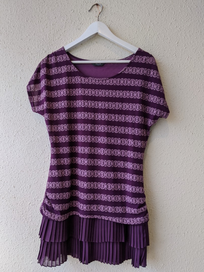 Frilly purple dress from BEGA, Women's Fashion, Dresses & Sets, Dresses ...