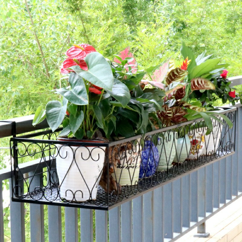 HDB Corridor Planter Rack, Furniture & Home Living, Gardening, Pots ...