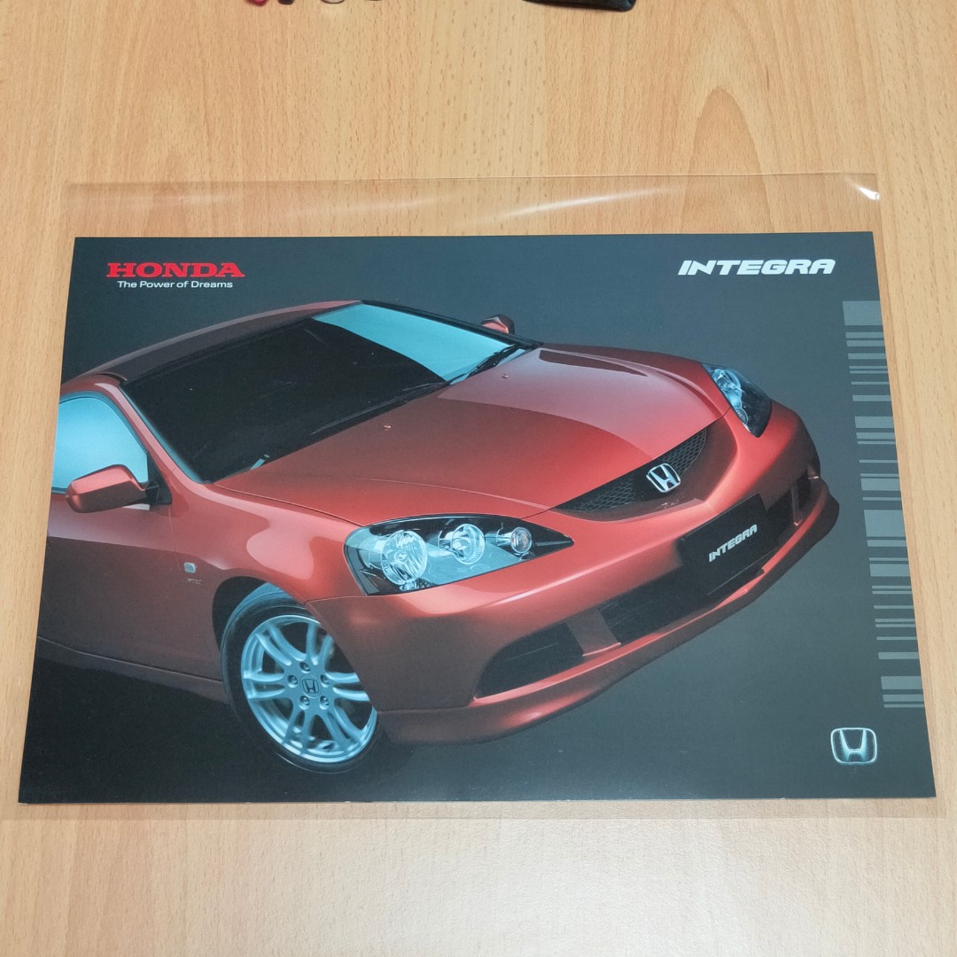 HONDA INTEGRA GSR-H A4 SPECS SHEET POSTER (2004), Hobbies & Toys ...
