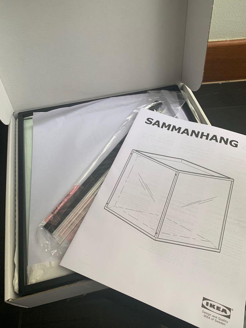 Ikea Sammanhang Glass Display Box Black Discontinued Suitable For 118 Die Cast Models