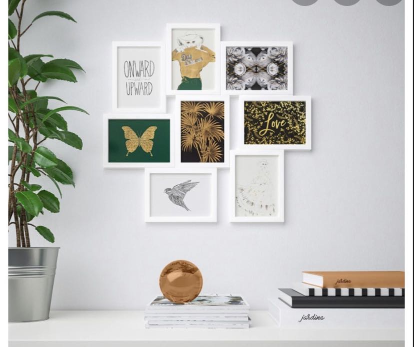 IKEA Vaxbo picture collage photo frame, Furniture & Home Living, Home ...