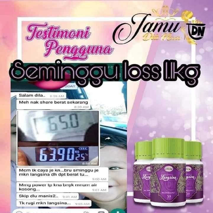 JAMU LANGSINA / JAMU KURUS, Health & Nutrition, Health Supplements ...