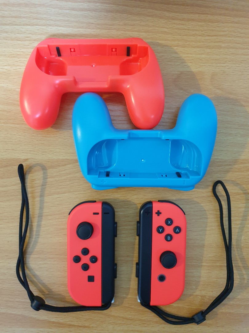 Joycon Neon Red Nintendo Switch, Video Gaming, Video Game Consoles ...