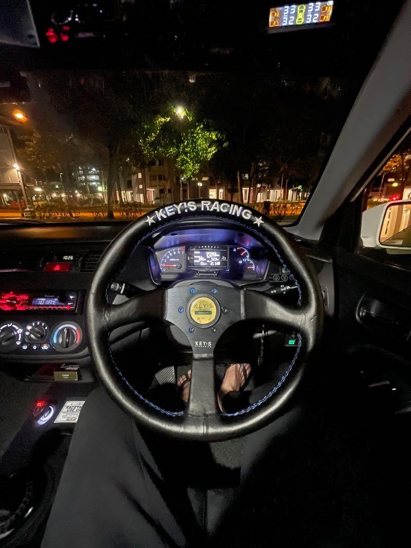 KEY!S Racing steering wheel, Car Accessories, Accessories on Carousell