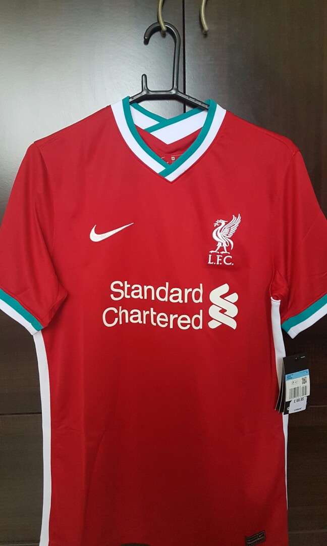 Liverpool Home Jersey 2020/2021, Men's Fashion, Tops & Sets, Formal ...