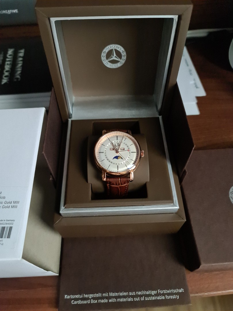 Mercedes-Benz Men's classic gold watch, Mobile Phones & Gadgets ...