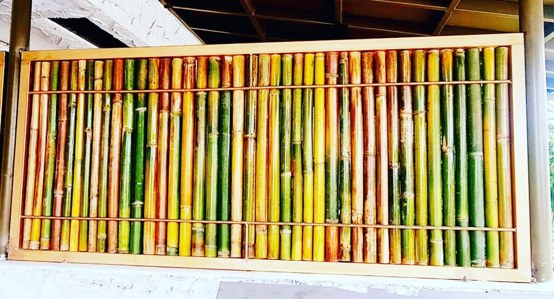 Modular Bamboo Fence Panel, Furniture & Home Living, Gardening ...