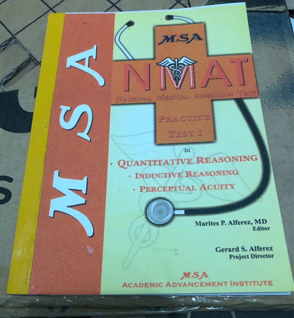 MSA NMAT QUANTITATIVE REASONING, PERCEPTUAL ACUITY, & INDUCTIVE ...