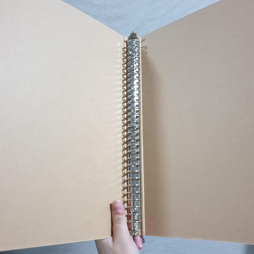 Muji A4 Binder + A4 Paper (Square and Lines), Hobbies & Toys ...